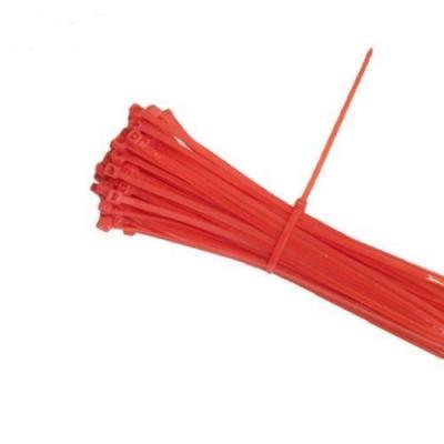 RED 4" Self-Locking Nylon Wire Cable Zip Ties Cable Ties Hot Tie Wrap ...