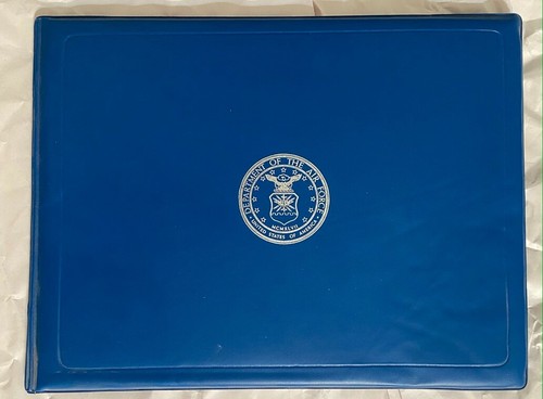 Department of the Air Force (MCMLVII) Decoration Citation Folder - Blue ...