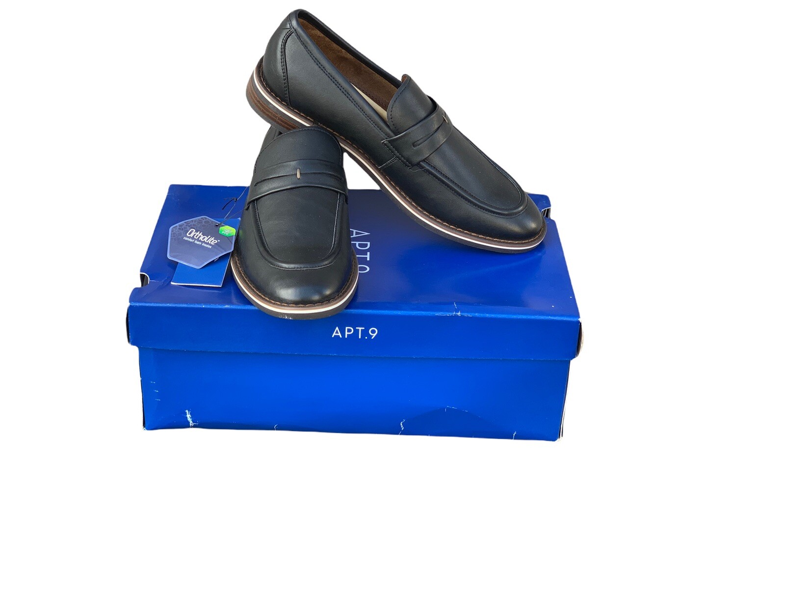 Apt. 9 Derick Men's Formal Dress Loafers Shoes Black Color - Size 7.5 ...