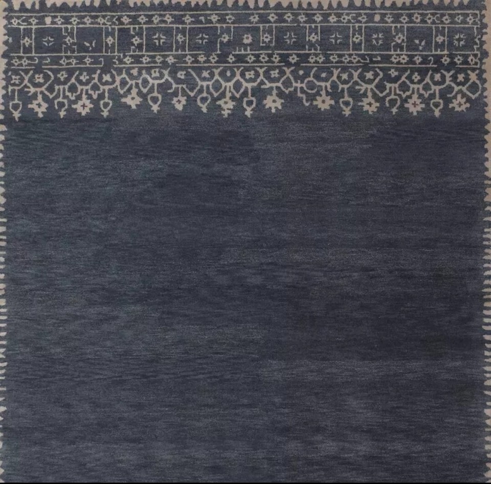 Desa PB Contemporary Bordered Handmade Tufted Area Rugs & Carpet 100% ...