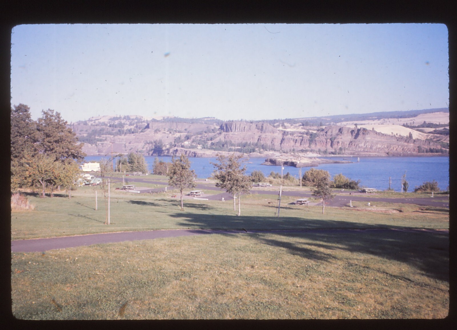 Vintage Film Slide 1975 Washington Columbia River Memaloose State Park ...