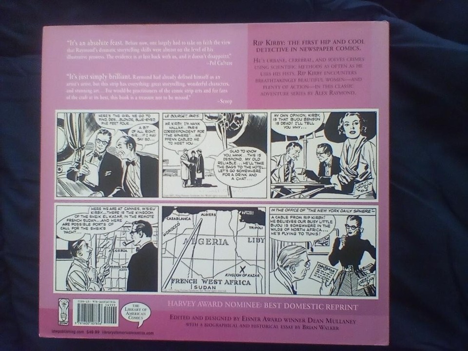 ALEX RAYMOND'S RIP KIRBY VOL. 3 - IDW - EXCELLENT CONDITION - PRIORITY ...