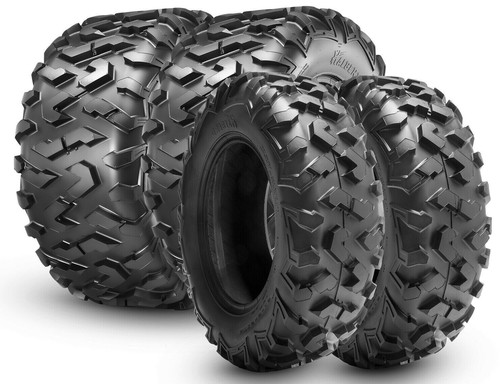 Full Set 4 25x8-12 25x10-12 ATV Tires UTV All Terrain Tyres 6PR 25x8x12 ...