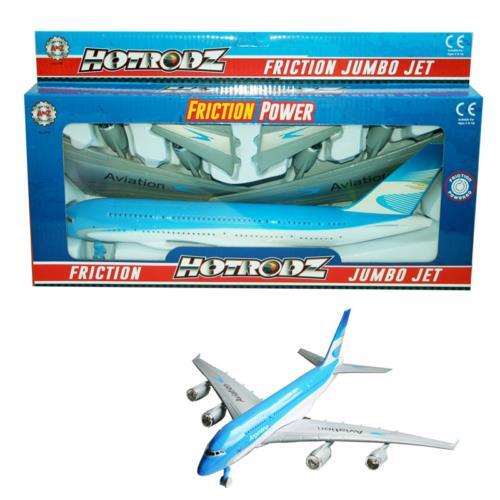 Aeroplane Jumbo Jet Toy Friction Power Children Kids 3+ Birthday Gift ...
