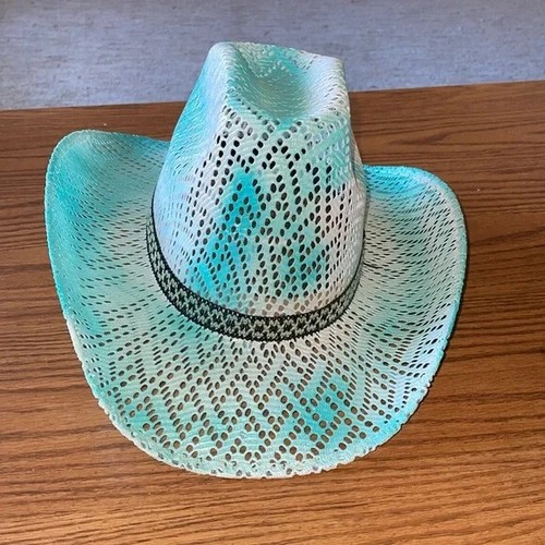 TORRES COMPANY HATS Blue Ombre HECHO Mexico Western Cowgirl Cowboy Hat ...