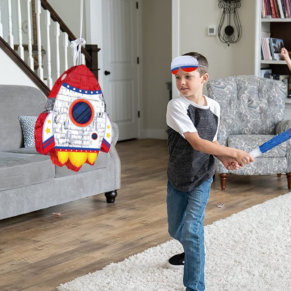 Rocket Ship Pinata for Children Parties Pinata Kids Rocket Ship Space ...
