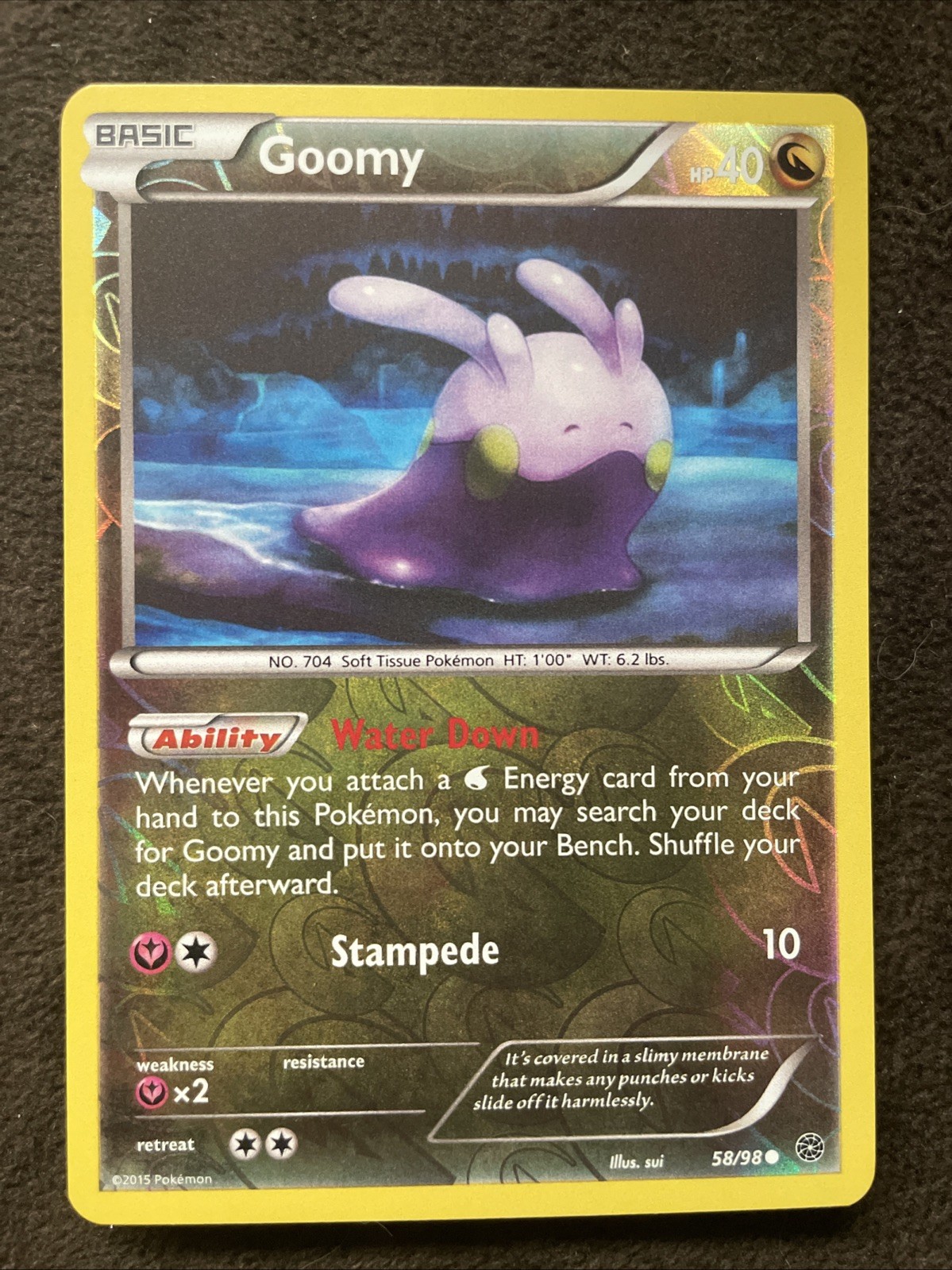Goomy 58/98 XY - Ancient Origins Reverse Holo NM Pokemon | eBay