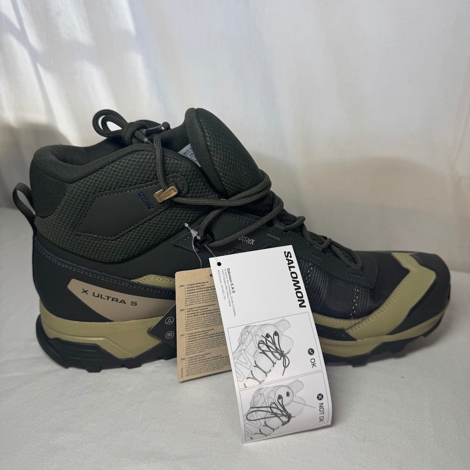 Salomon Men's Hiking Boots X Ultra 5 Mid GORE-TEX GTX (Sz 13) *BRAND ...