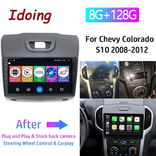 For Chevrolet Colorado S10 Isuzu Dmax Carplay Android 12 Car Radio ...