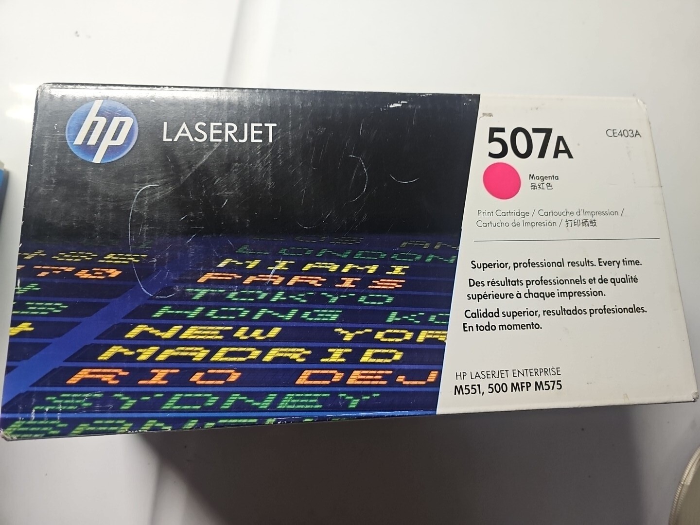 Genuine HP 507A CE403A Magenta LaserJet Toner 884962554593 | eBay