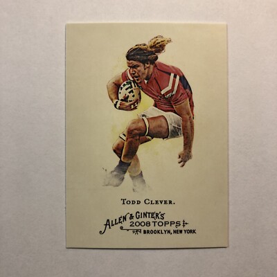 2008 Topps Allen & Ginter TODD CLEVER #268 Rugby Star | eBay