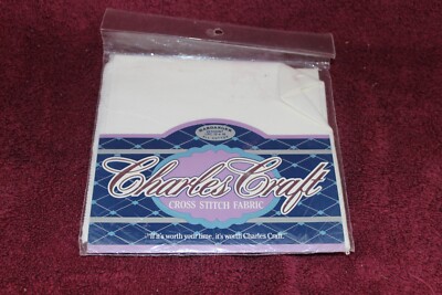 Charles Craft Cross Stitch Fabric Hardanger 22 Count - 12x18 - White | eBay