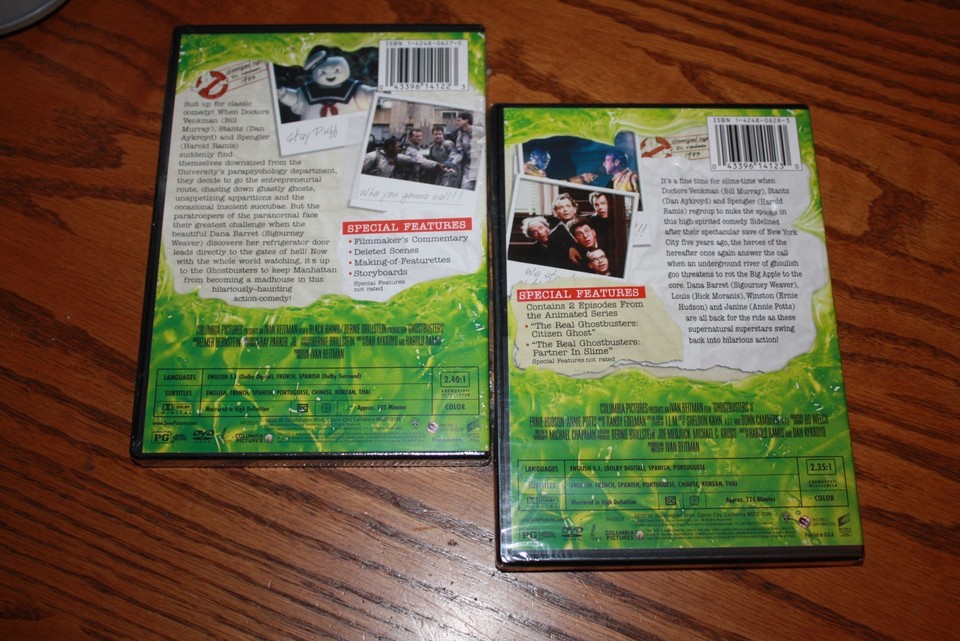 Ghostbusters 1 & 2 (DVD, 2009, 2-Disc Set) New 43396330771| eBay