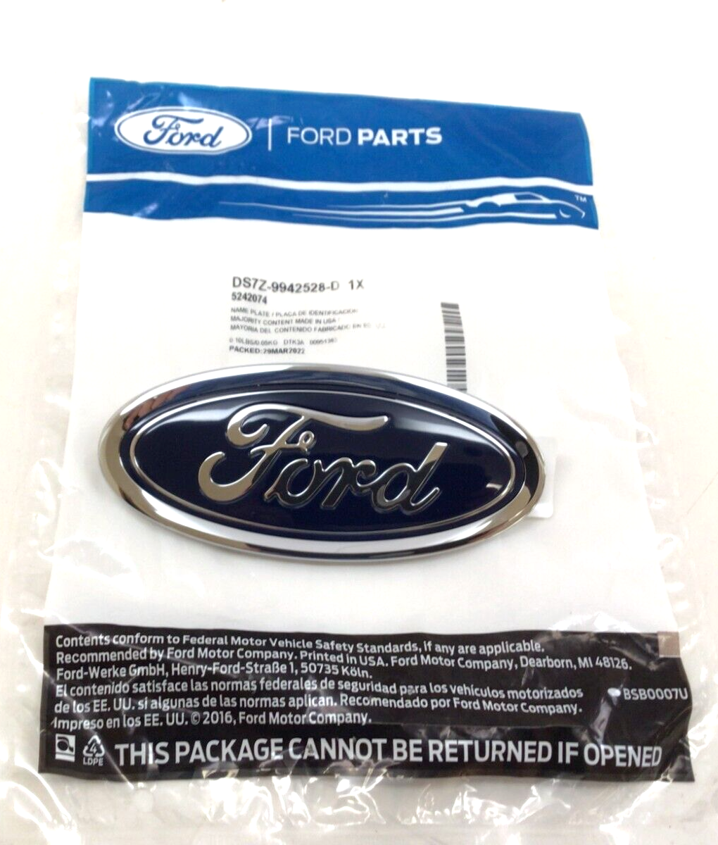 2013-2020 Ford Fusion rear Truck Lid Blue Oval Emblem new OEM DS7Z ...