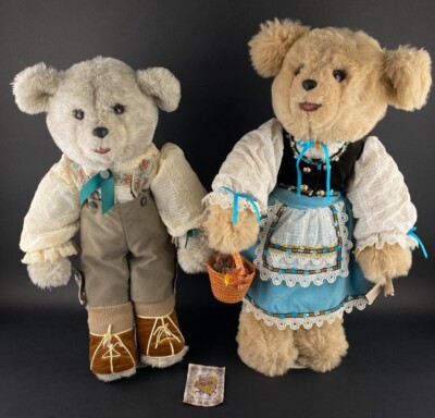 Vintage 1987 Tilly Collectibles Helga Von Hindenbear German Teddy Bear ...