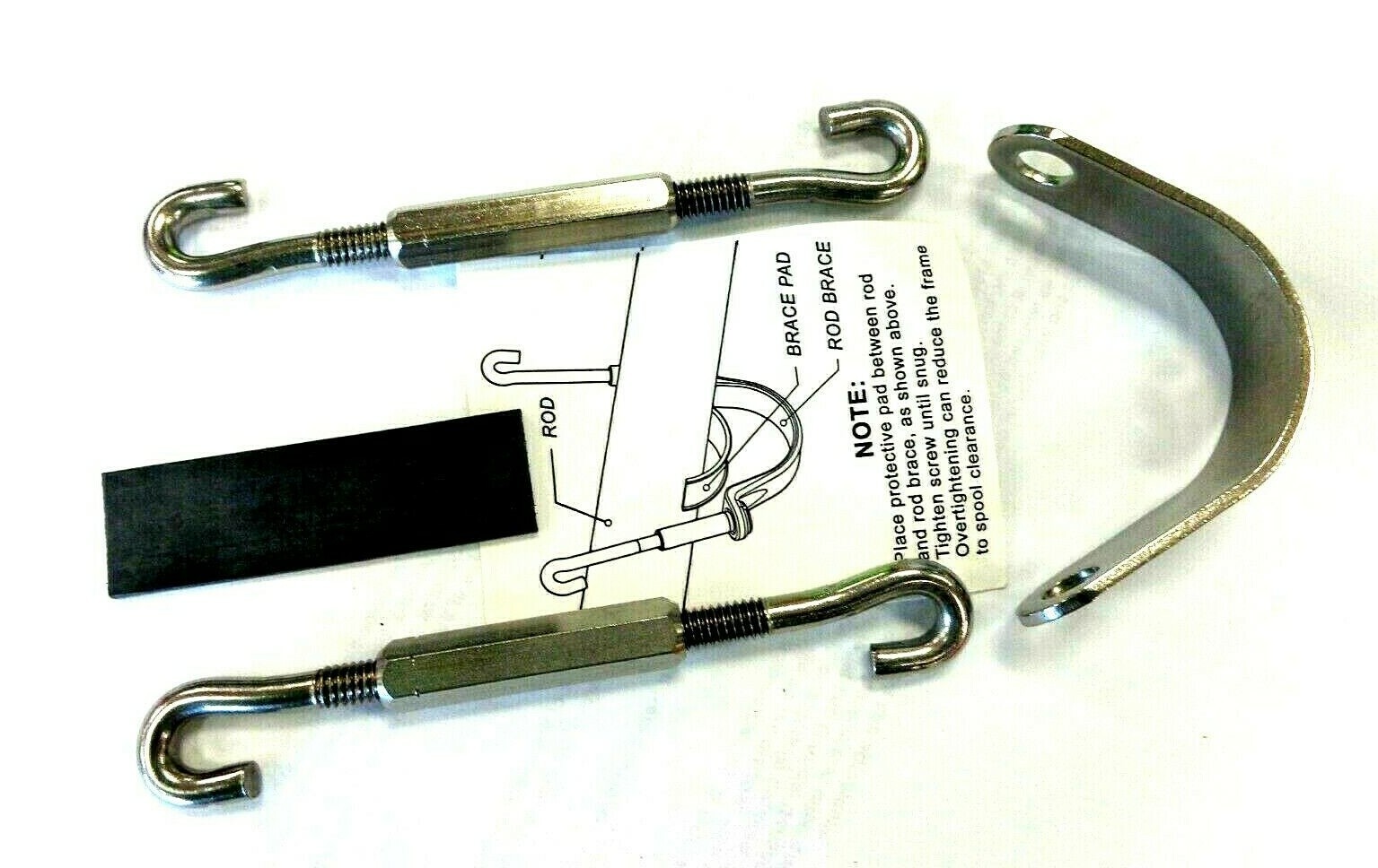 Penn Reel Rod Brace Kit 056c117 1183911 130s Senator 117 117l 14/0 118 ...