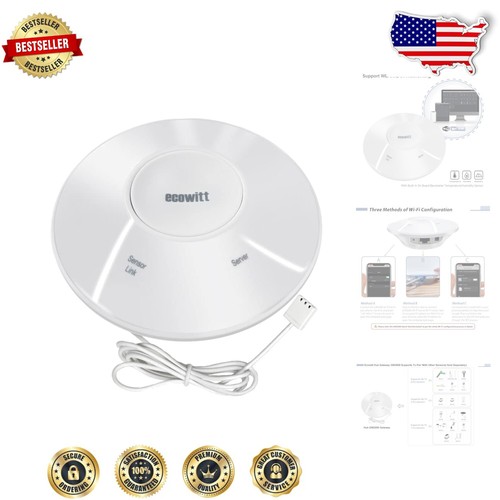 Smart Wi-Fi Hub GW2000: Accurate Weather Station with Barometer ...