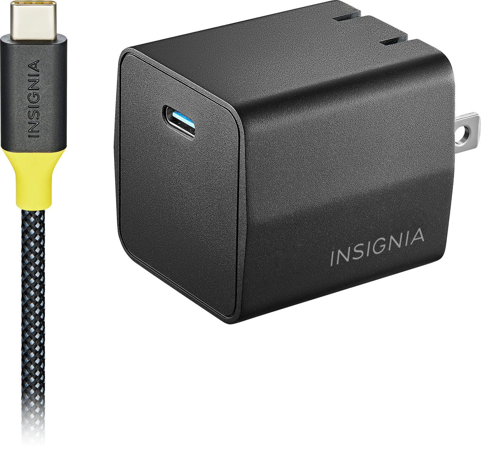 Insignia 45W USB-C Compact Super Fast Charging Wall Charger with USB-C ...