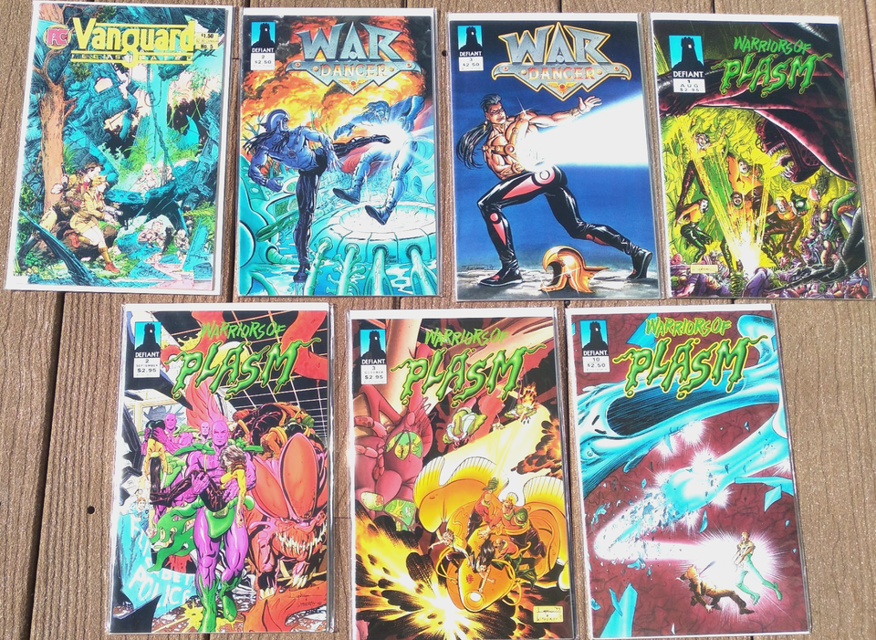 Defiant Comics Pacific Comics 14 Comic Lot Starslayer War Dancer High ...