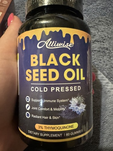 Black Seed Oil, Cold Pressed Supplement, Immune Support, 60 Gummies | eBay