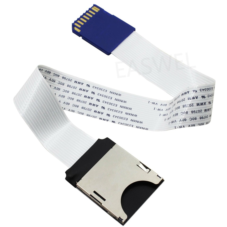 Great SD to SD Card Extension Cable Adapter Extender MicroSD To SD/SDHC ...