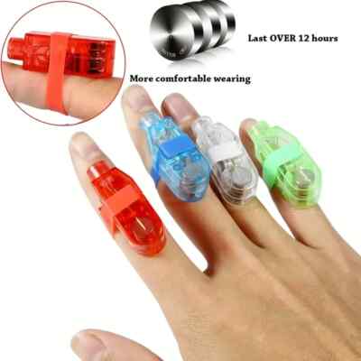 LED Finger Lights Mixed Colors LED Kids Party Torch Light Up Toys With ...