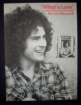 Michael Wendroff What Is Love, Southpaw 1975 Short Print Poster Type Ad ...