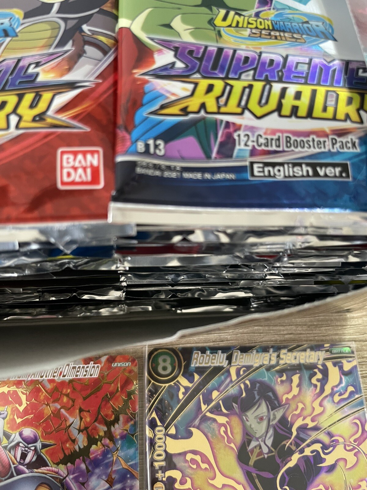 Dragon Ball Super Supreme Rivalry Booster Box Opened Robelu Demigra’s ...
