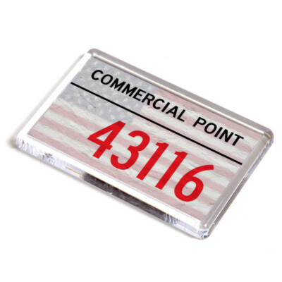FRIDGE MAGNET - Commercial Point, 43116 - US Zip Code | eBay UK