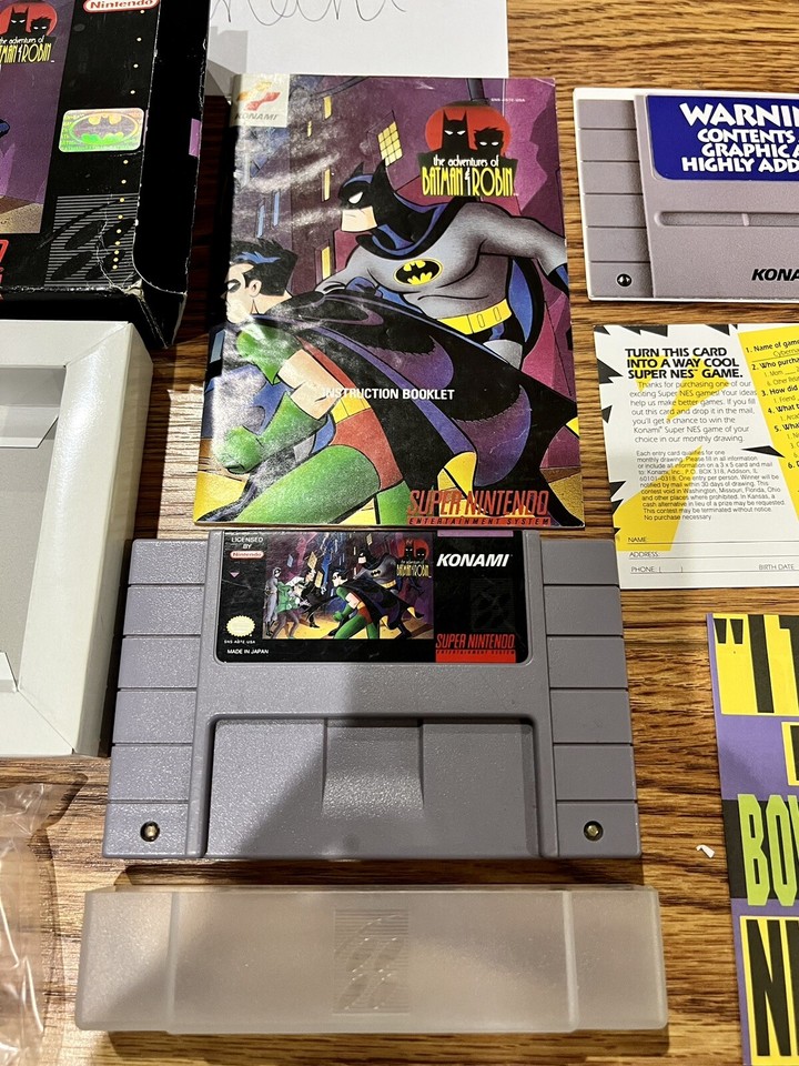 Adventures of Batman & Robin SNES CIB. With Inserts!! Super Nintendo | eBay