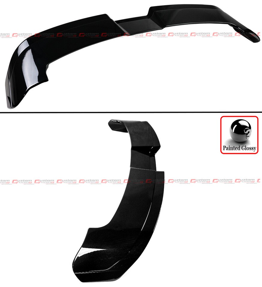 FOR 2021-2025 TOYOTA SIENNA V2 GLOSS BLACK REAR ROOF TOP SPOILER WING ...