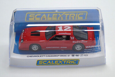 Scalextric Slot Car Chevrolet Camaro IROC-Z Red 1:32 Scale Model C4073 ...