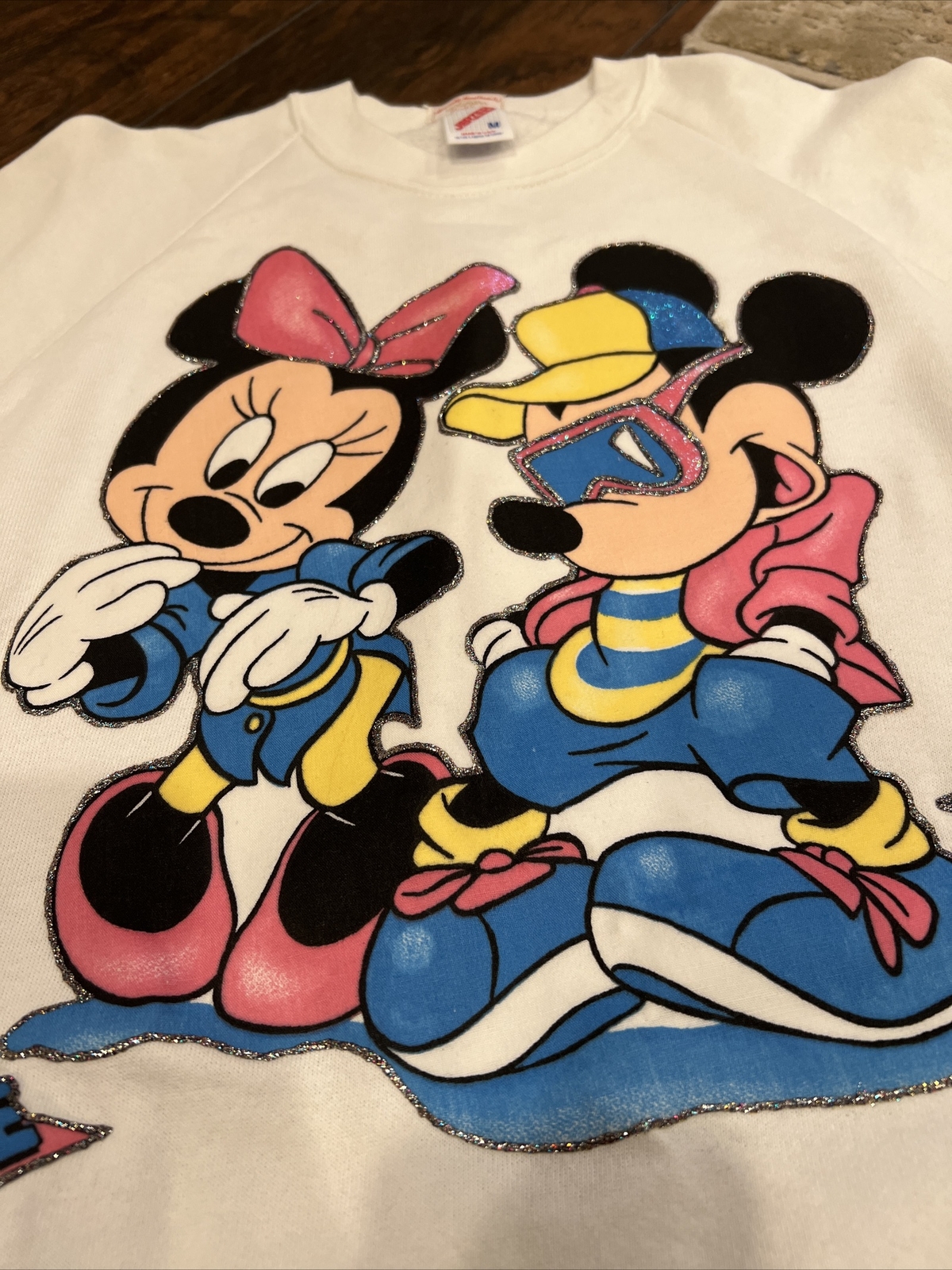 Vintage Disney BOOTLEG MICKEY MINNIE Crewneck Sweatsh… - Gem