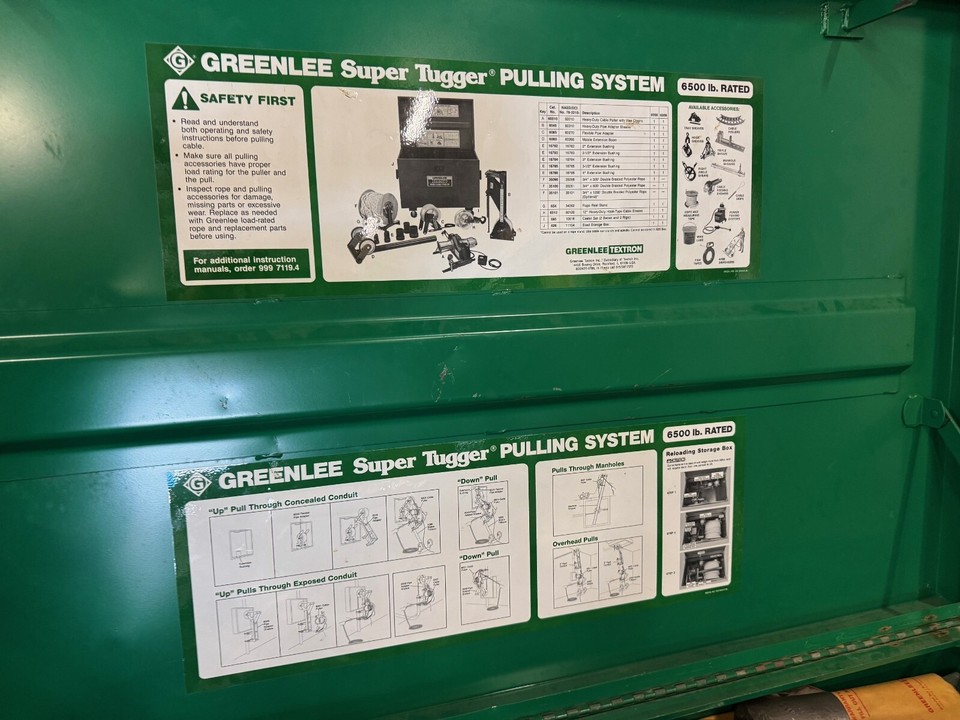 Greenlee 6000 Super Cable Tugger Wire Puller | eBay