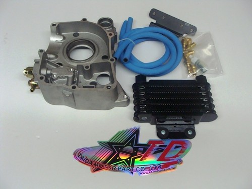 SSP-G Oil Cooler Kit for 180cc B-blocks or GY6 with 57mm Stud Spacing