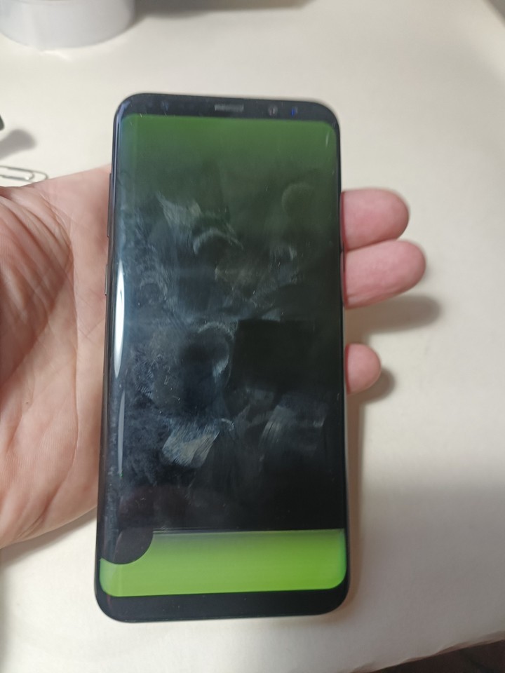 SAMSUNG GALAXY S8+ G955F MIDNIGHT BLACK LCD DISPLAY SCREEN FAULTY | eBay UK