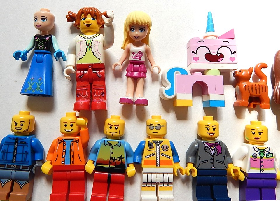 Lot of (60+) Assorted LEGO Minifigures Simpsons Goth Girl Unikitty ...