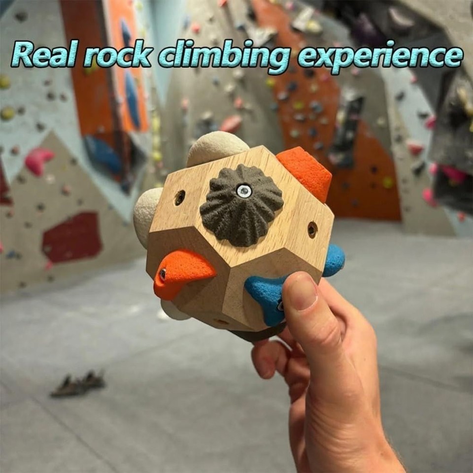 Portable Handcrafted Boulder Block 3D Rock Climbing Ball For Climbing ...
