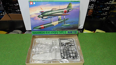 MAQUETTE plastiq AVION KAWANISHI N1K1 KYOFU TYPE 11 1/48 TAMIYA 61036 ...