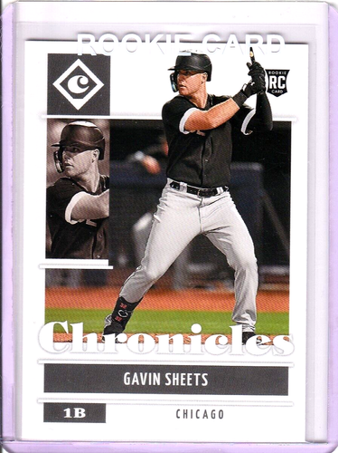 Chicago White Sox Gavin Sheets Rookie Card 2022 Panini Chronicles #11 ...