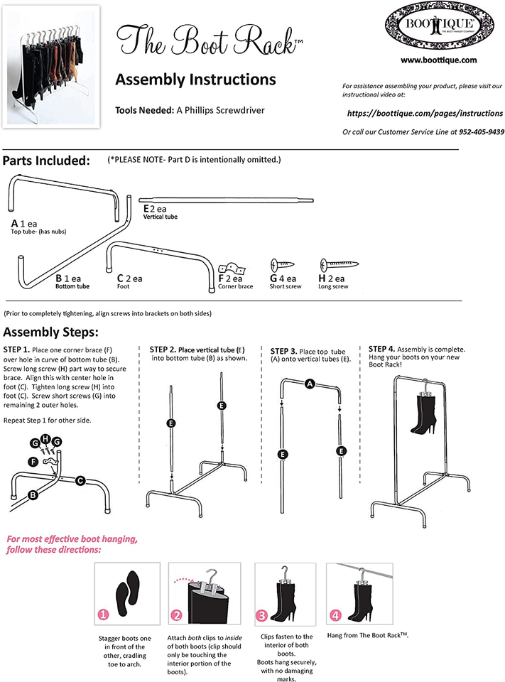 Boot Organizer: the Boot Rack - Fits in Most Closets- Hangs, Holds ...