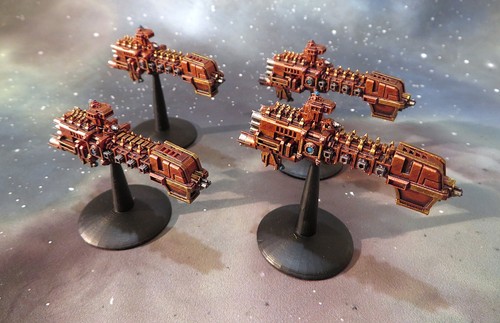 Admech Frigates (4 piece set) Battle fleet, Firestorm Armada Proxy | eBay