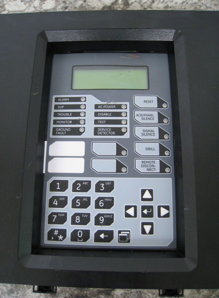 Edwards EST IO64 FACP Fire Alarm Control / Display Panel Assy Used Free ...