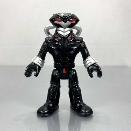 Imaginext DC Super Friends BLACK MANTA figure red back & silver from ...