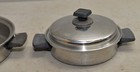 Rena Ware sauce pan 9 1/2 & 7 1/4 with lid 18-8 3 ply stainless steel ...