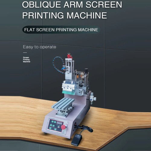 High precision screen printing machine semi-automatic mini desktop ...