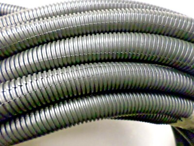 5/8" x 10-Feet Black Poly Corrugated Split Wire Loom Protective Tubing ...