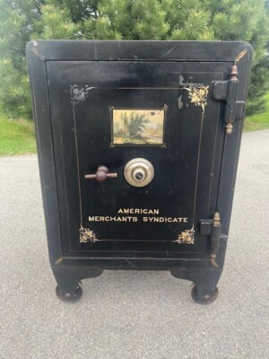 Safes & Still Banks - Antique Combination Safe