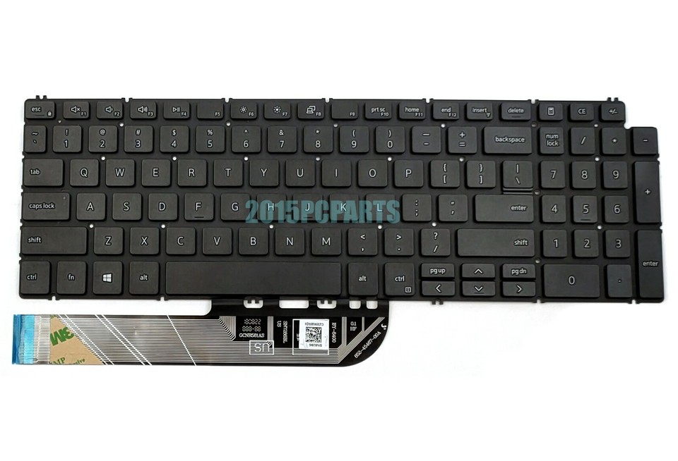 New Dell Vostro 15-5501 5502 P102F 5590 P88F 15-7500 7590 Keyboard ...