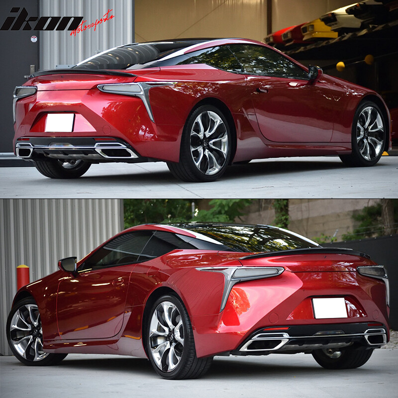 Fits 18-26 Lexus LC500 LC500H OE Style Flush Mount Trunk Spoiler Wing ...